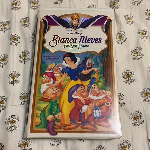 Disney | Media | Very Rare Snow White Spanish Language Vhs Tape Disney ...